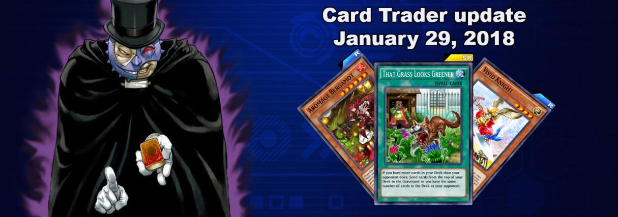 Card Trader Update - January 2018 | Duel Links Meta