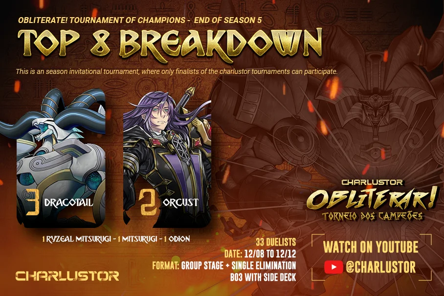 OBLITERAR! TORNEIO DOS CAMPEÕES #5 | Master Duel Meta