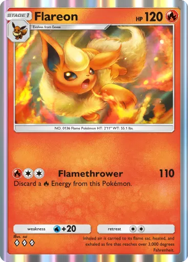 Flareon | How to obtain, Abilities & Decks | Pokémon Meta