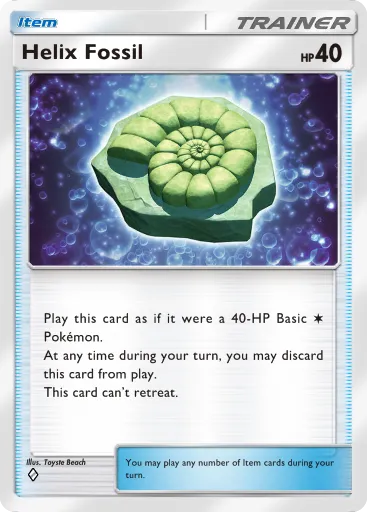 Helix Fossil | How to obtain, Abilities & Decks | Pokémon Meta