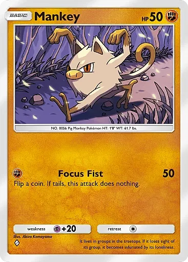 Mankey | How to obtain, Abilities & Decks | Pokémon Meta