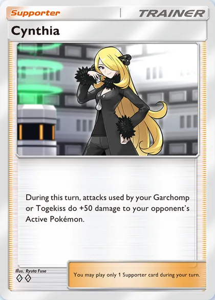 Cynthia | How to obtain, Abilities & Decks | Pokémon Meta