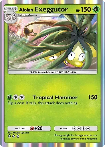 Alolan Exeggutor | How to obtain, Abilities & Decks | Pokémon Meta