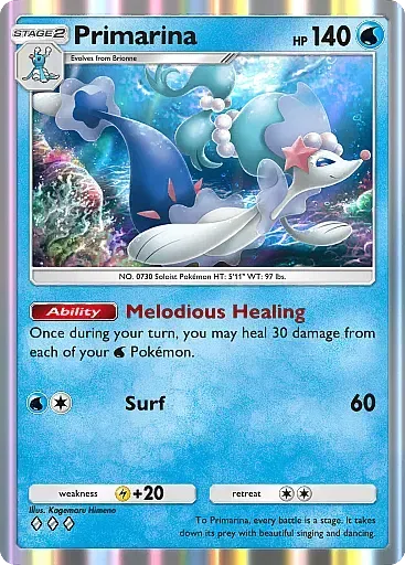 Primarina | How to obtain, Abilities & Decks | Pokémon Meta