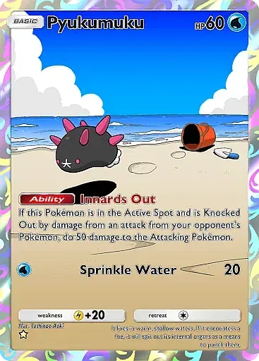Pyukumuku | How to obtain, Abilities & Decks | Pokémon Meta