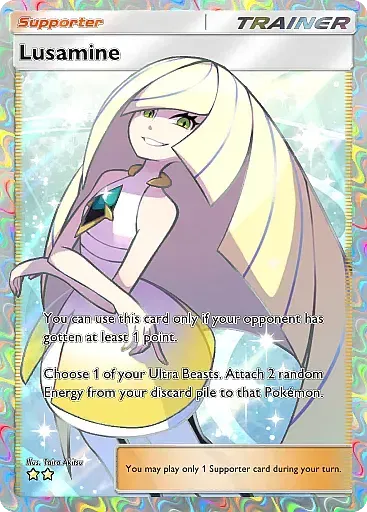 Lusamine | How to obtain, Abilities & Decks | Pokémon Meta