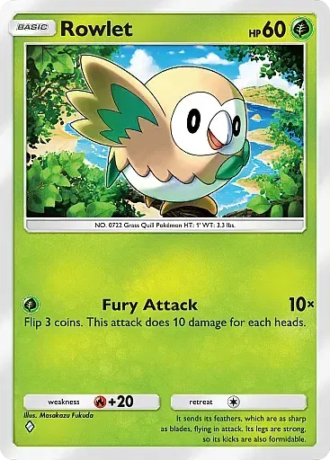 Rowlet | How to obtain, Abilities & Decks | Pokémon Meta