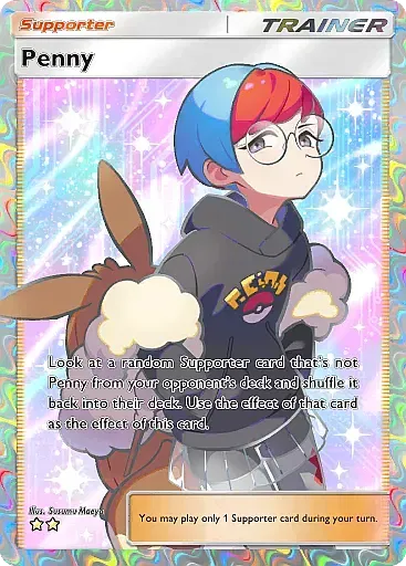 Penny | How to obtain, Abilities & Decks | Pokémon Meta