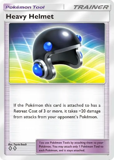 Heavy Helmet | How to obtain, Abilities & Decks | Pokémon Meta