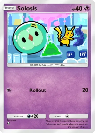 Solosis | How to obtain, Abilities & Decks | Pokémon Meta