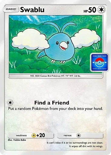 Swablu | How to obtain, Abilities & Decks | Pokémon Meta